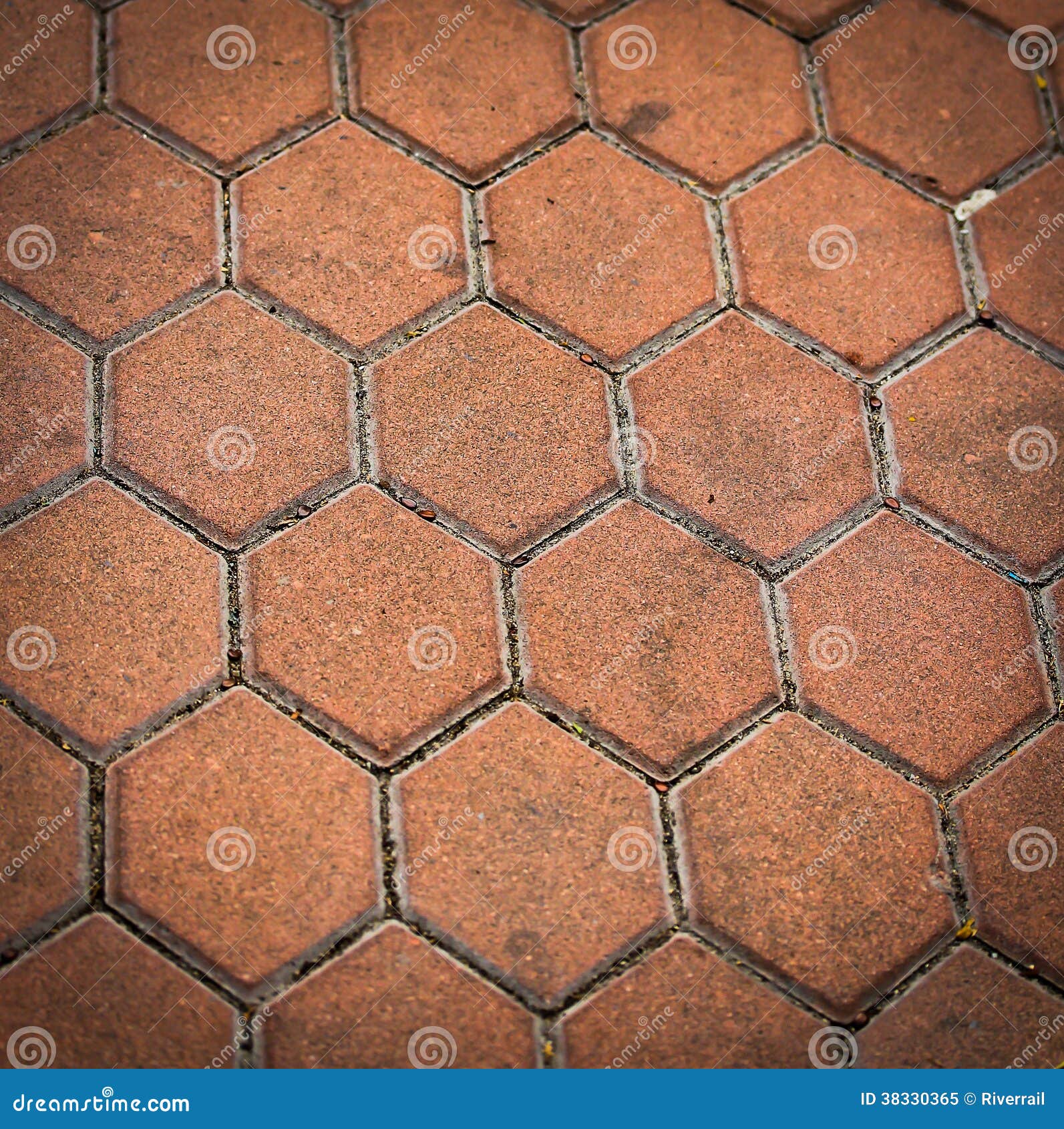 Hexagon bricks stock image. Image of bright, architecture - 38330365