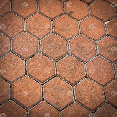 Hexagon bricks stock image. Image of bright, architecture - 38330365