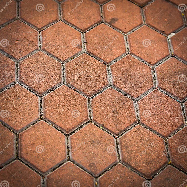 Hexagon bricks stock image. Image of bright, architecture - 38330365