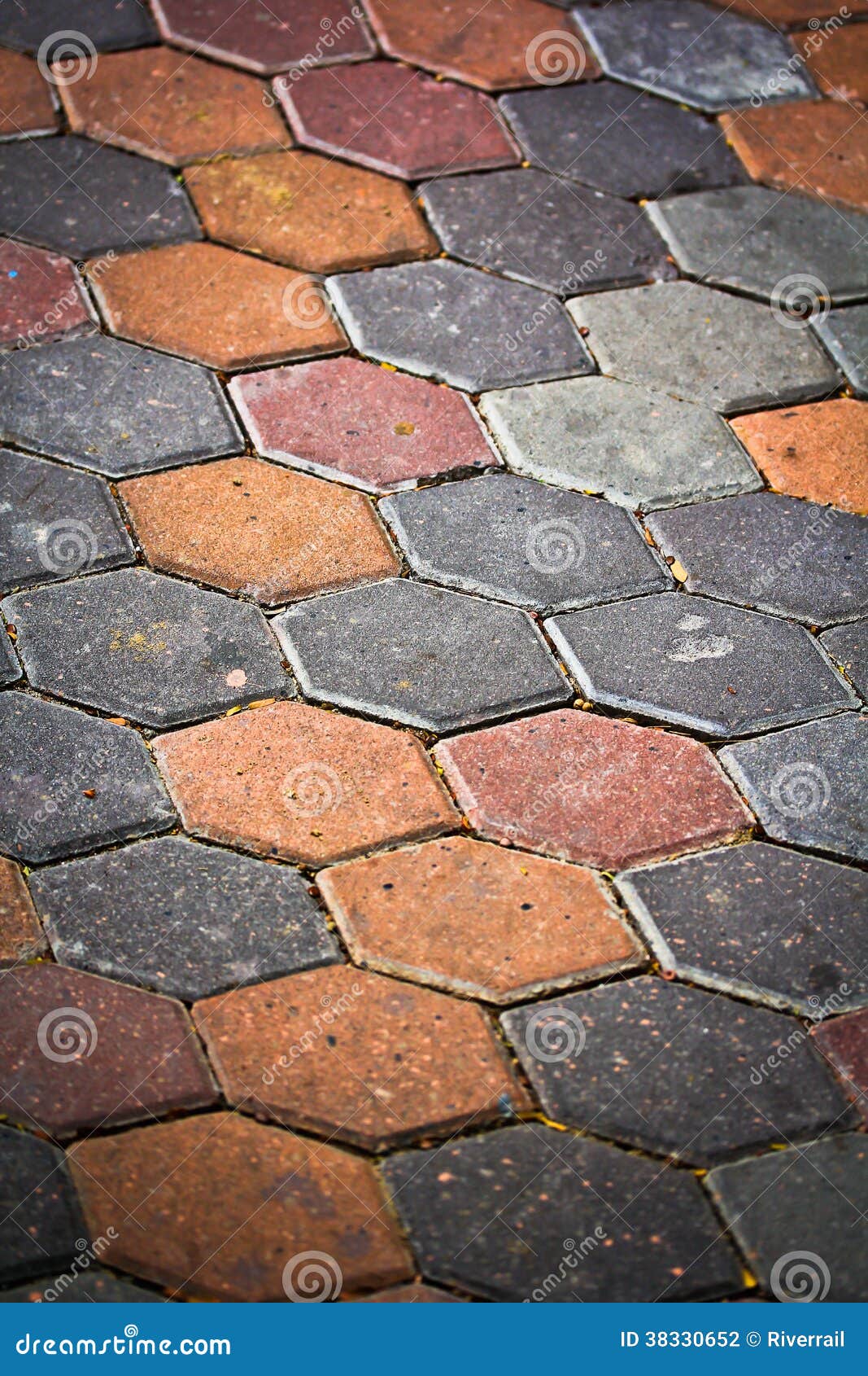 Hexagon bricks stock photo. Image of bright, brickwork - 38330652