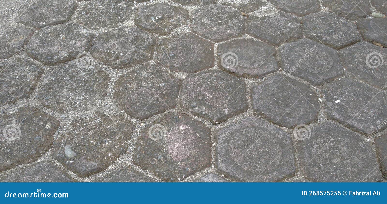 Hexagon Ceramic Floor for the Outside of the House Stock Image - Image ...
