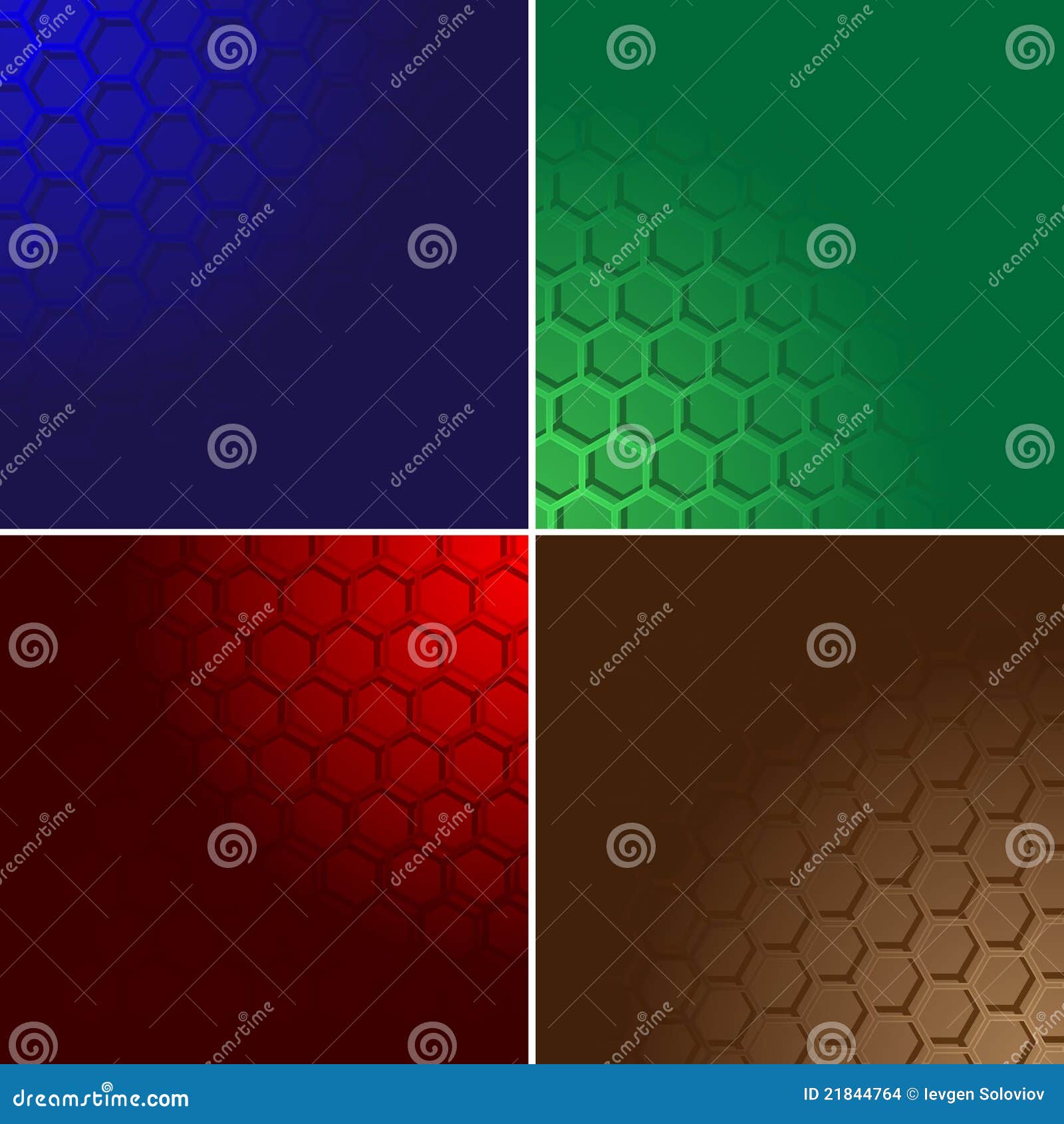 Hexagon color background stock illustration. Illustration of blue ...
