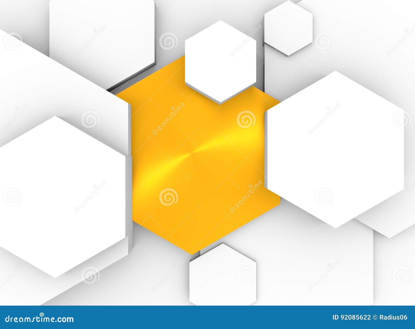 Hexagon Concept Design Abstract Background Stock Illustration ...