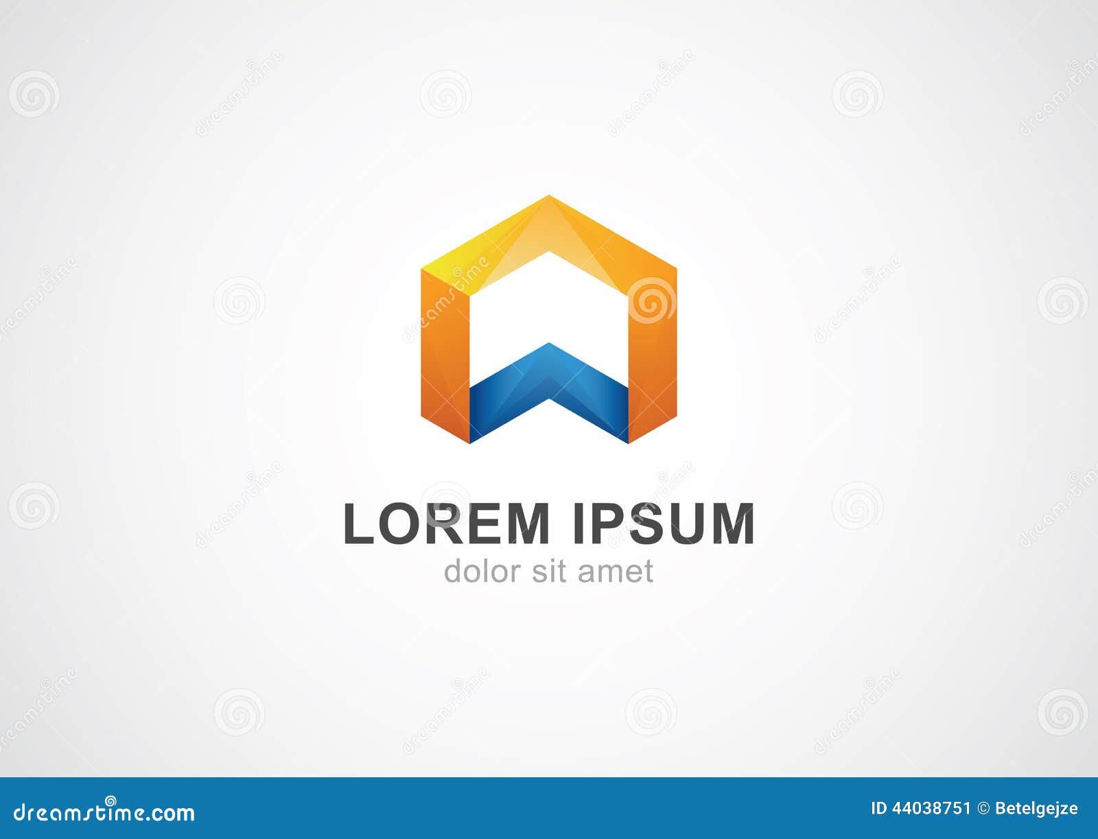 Hexagon Corporate Style Vector Logo Design Template. Infinity Lo Stock ...