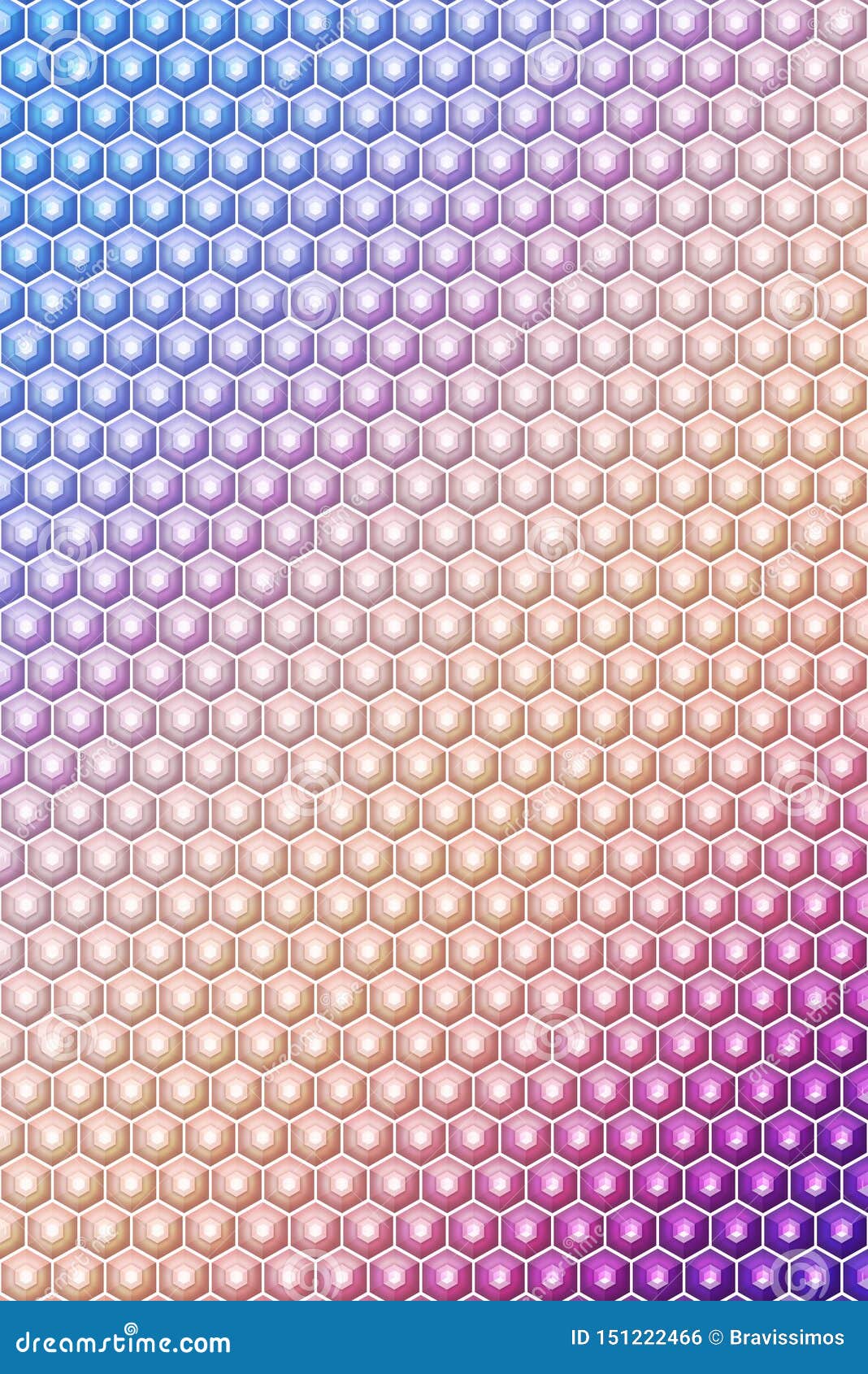 Hexagon Cube Pattern Cover Geometric, Abstract Illustration Stock Photo ...