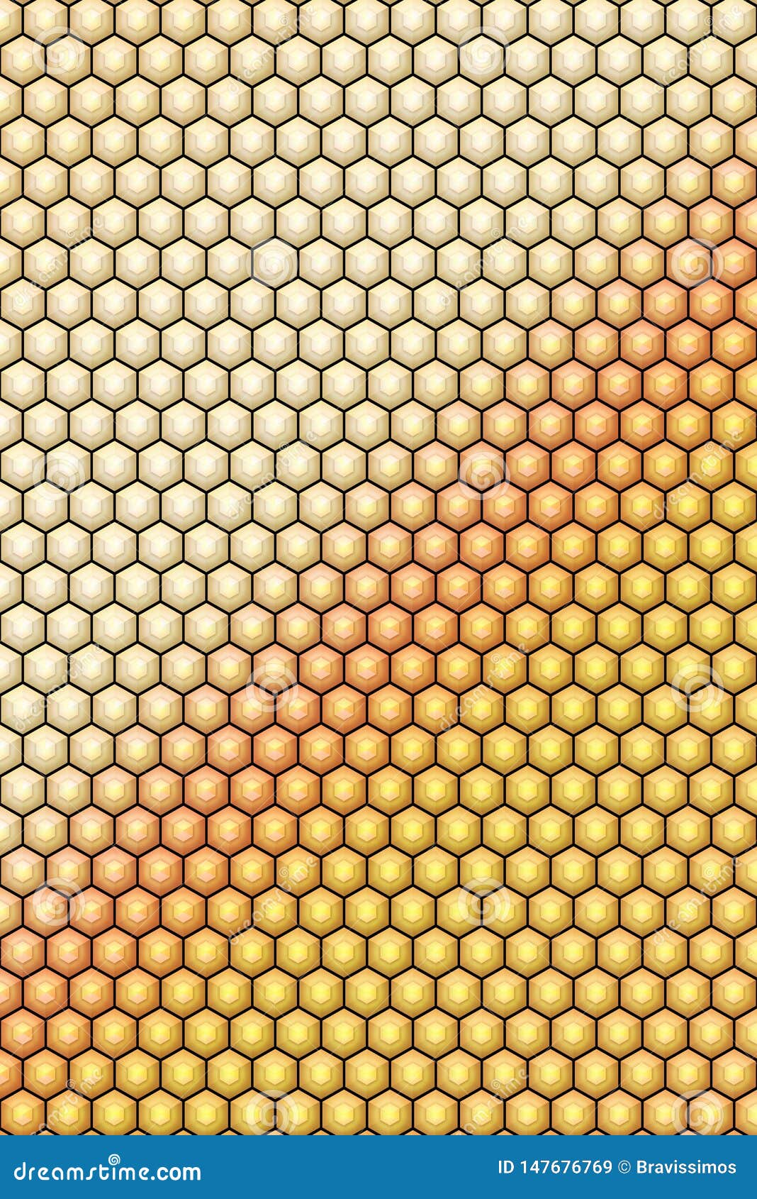 Hexagon Cube Pattern Cover Geometric, Illustration 3d Stock ...