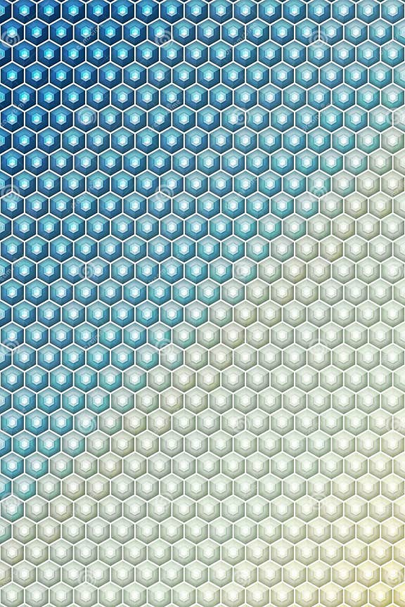 Hexagon Cube Pattern Cover Geometric, Square Block Stock Illustration ...