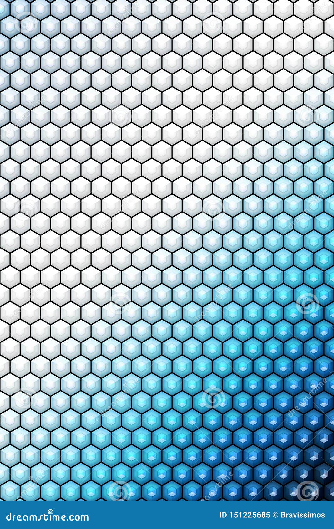 Hexagon Cube Pattern Cover Geometric, Template Stock Illustration ...