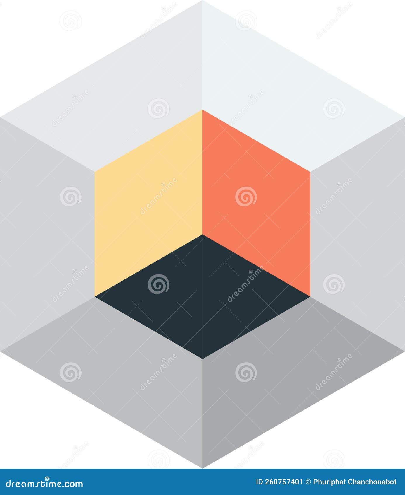 Hexagon Diagram, Radar Chart Or Spider Graph Template Isolated On White ...