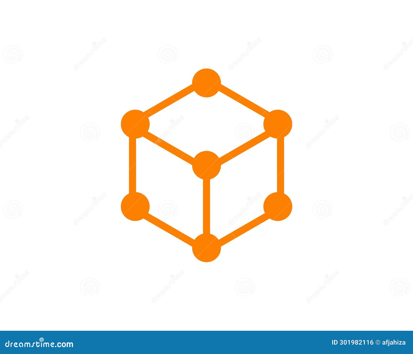 Hexagon Dots 1b Logo Icon Template Stock Illustration - Illustration of ...