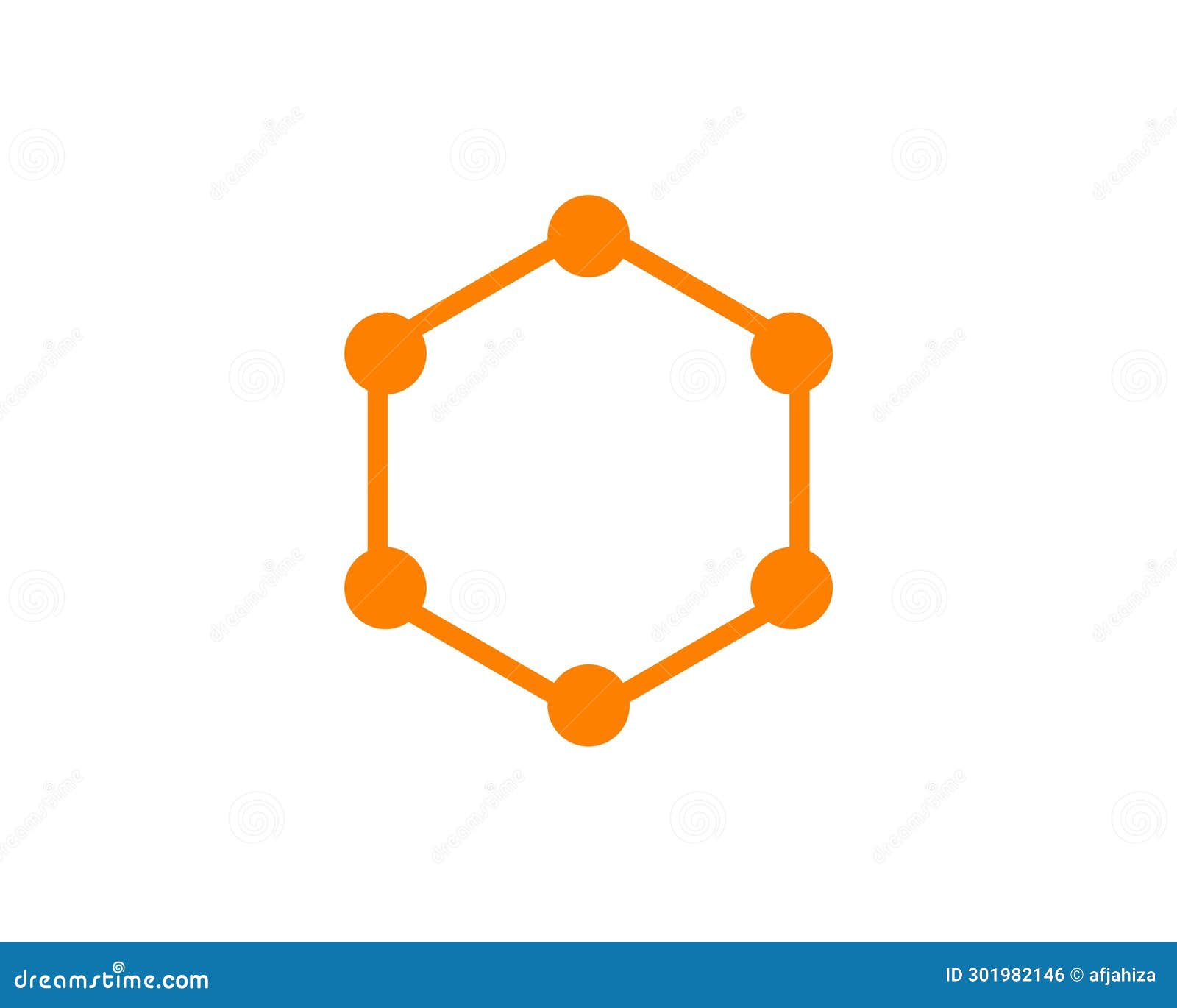 Hexagon Dots 1a Logo Icon Template Vector Illustration | CartoonDealer ...