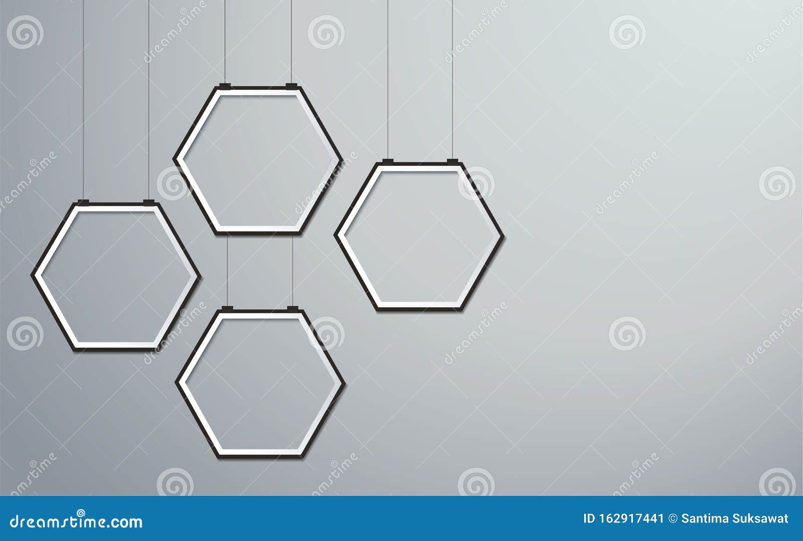 Hexagon Frame Picture Background Vector Illustration EPS10 Stock Vector ...