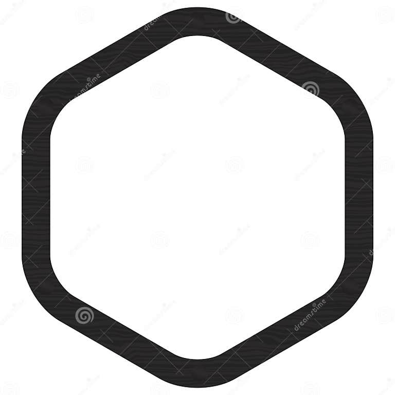 Hexagon Frame. Vector Illustration Decorative Design Stock Vector ...