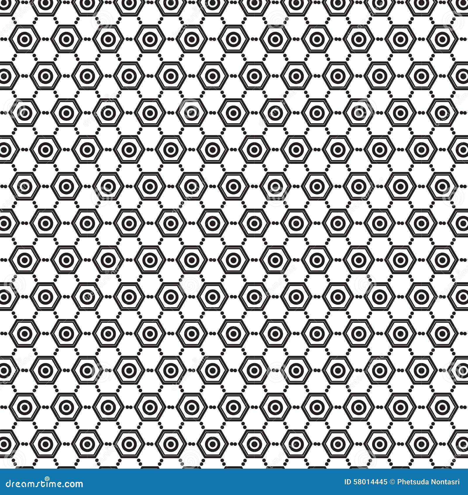 Hexagon Geometric Cover Tile Fabric Pattern Background Vector ...