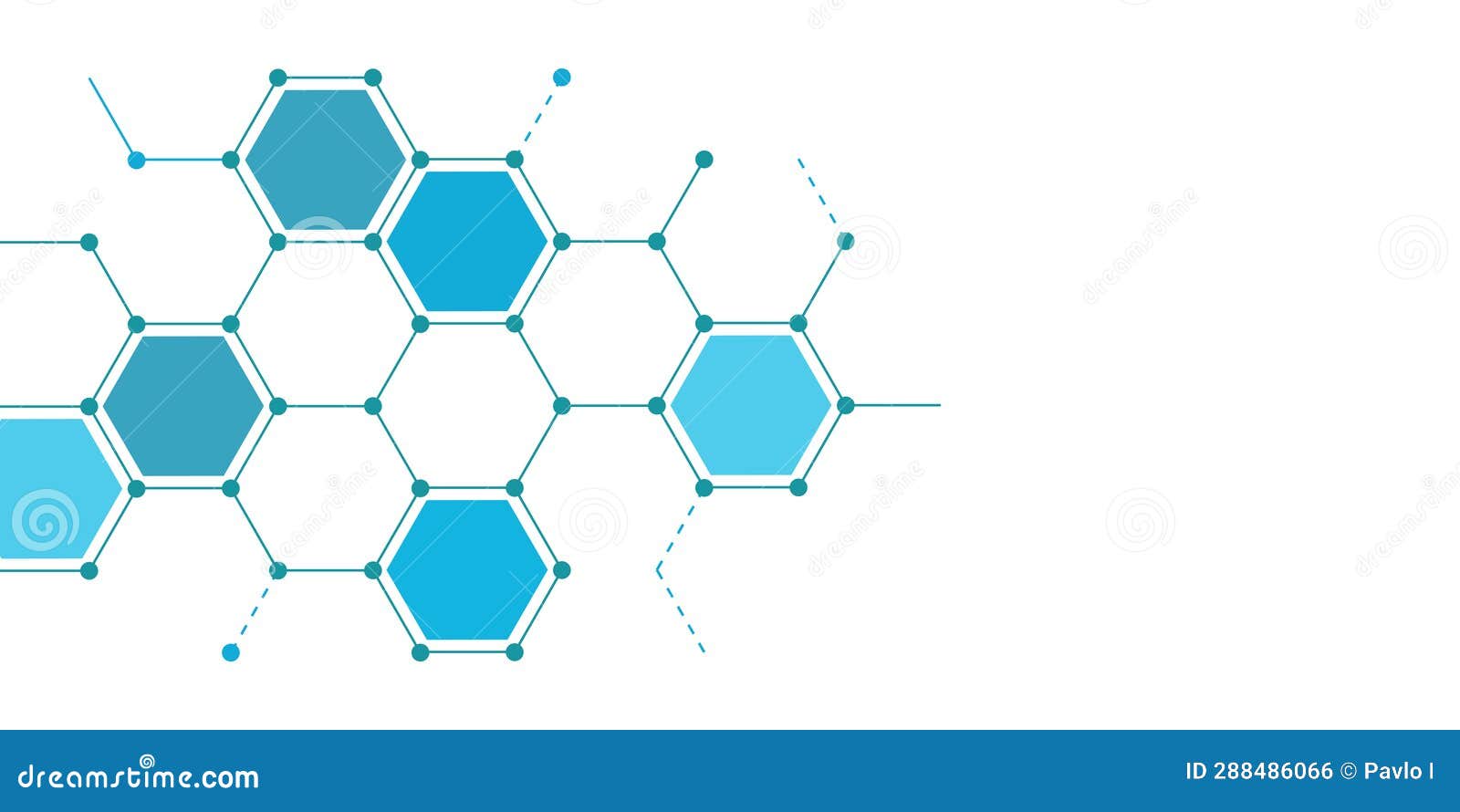 Crystal Hexagonal Blue Royalty-Free Illustration | CartoonDealer.com ...