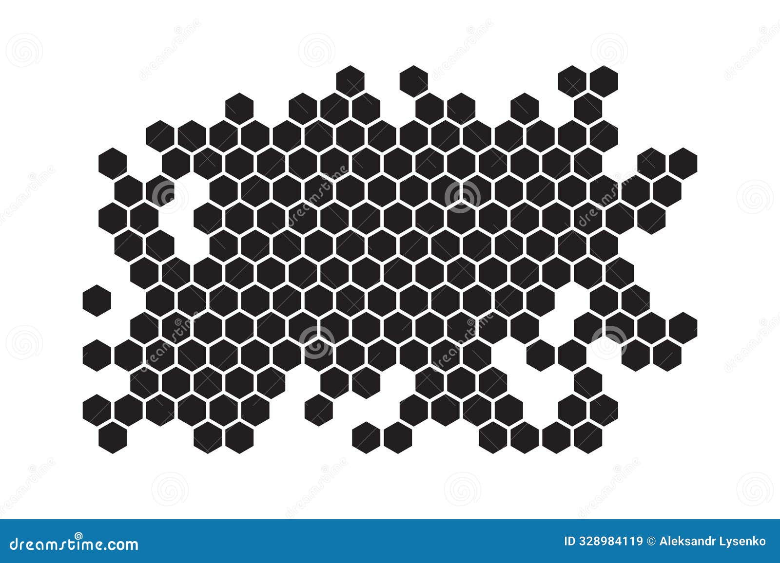 Hexagonal Vector Black Embossed Pattern. Plastic Hexagon Grid Dark ...