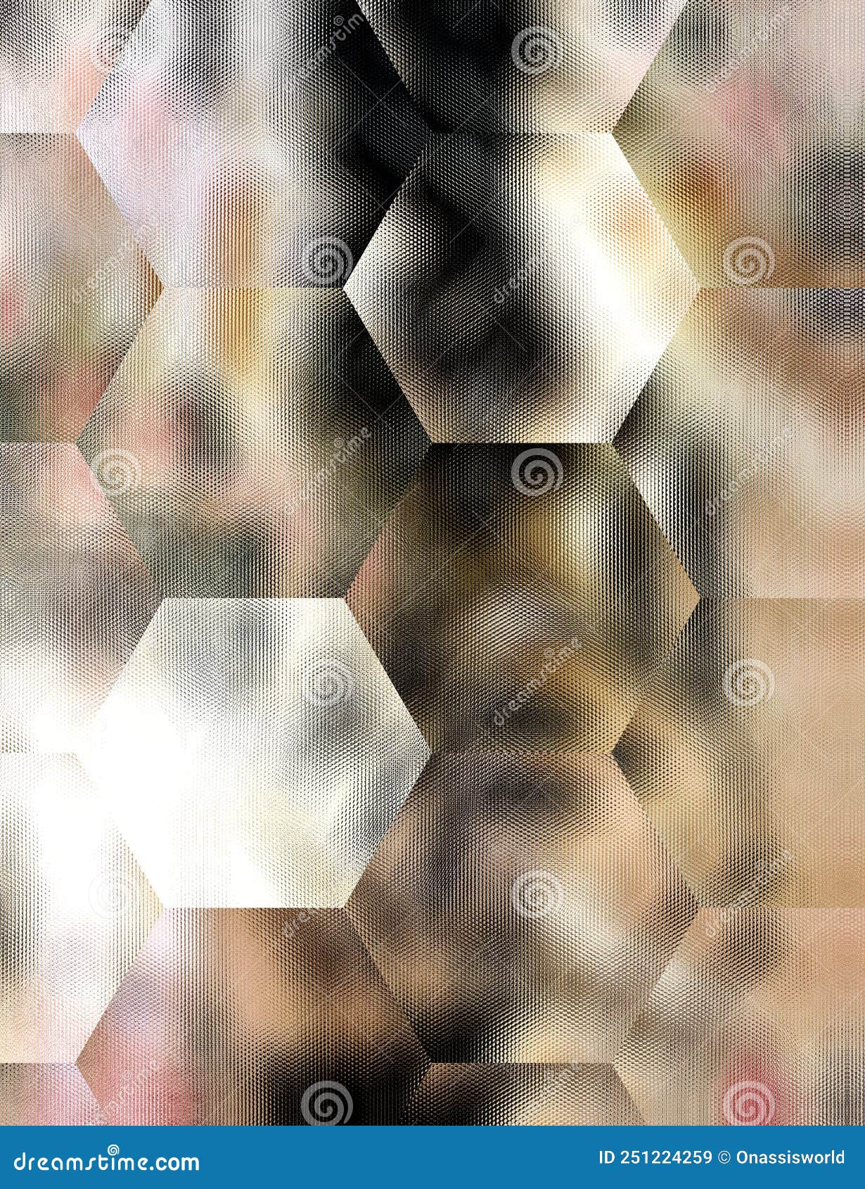 Hexagon Hex Material Design Abstract Art Background Stock Illustration ...