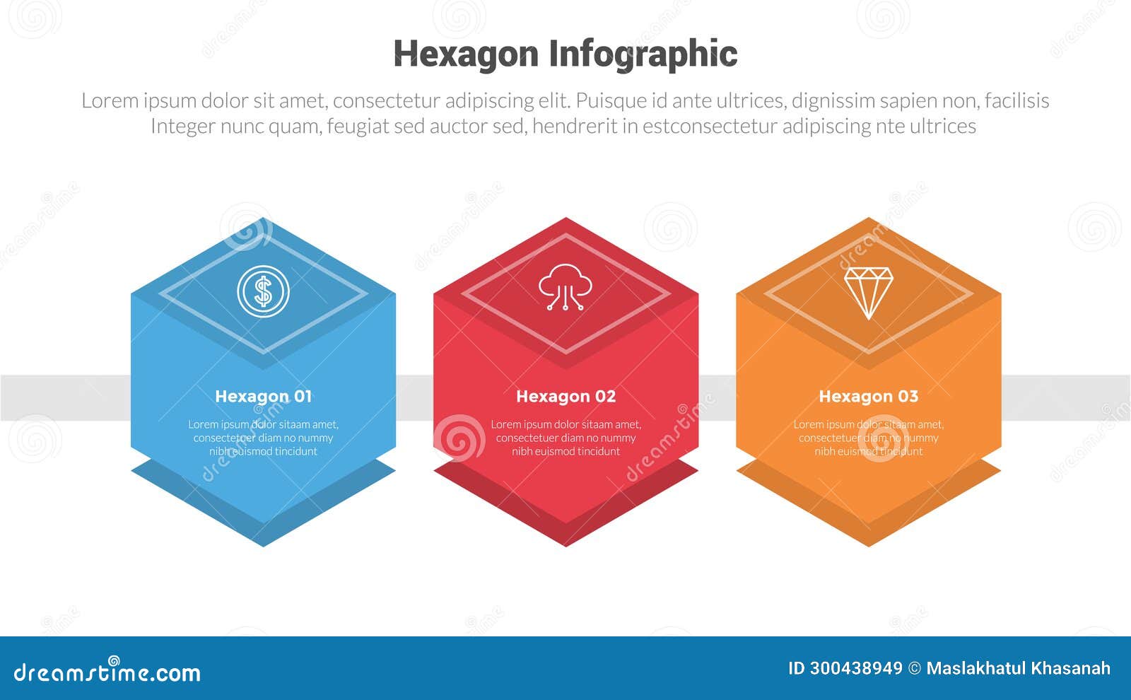Hexagon or Hexagonal Honeycombs Shape Infographics Template Diagram ...