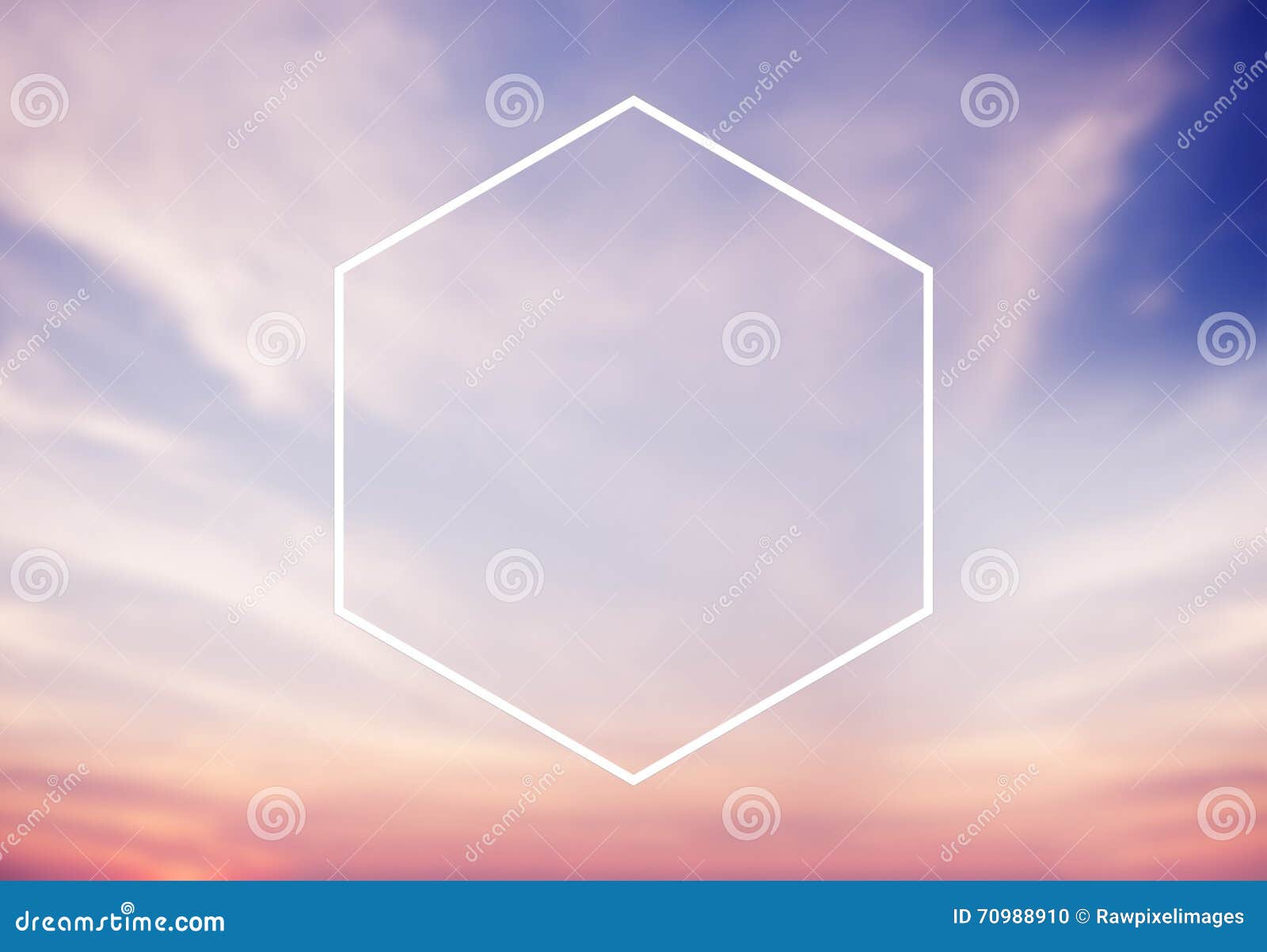 Hexagon Icon Frame Symbol Copy Space Concept Royalty-Free Stock ...
