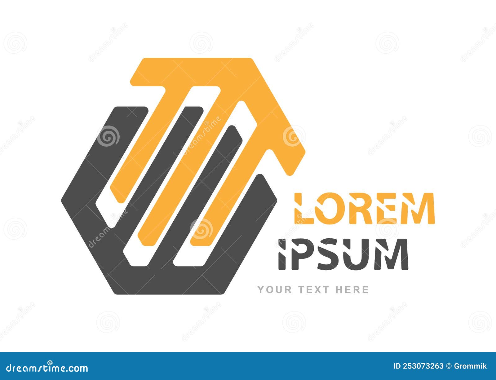 Hexagon Icon. Logo, Brand, or Sticker Template for Websites, Apps, and ...