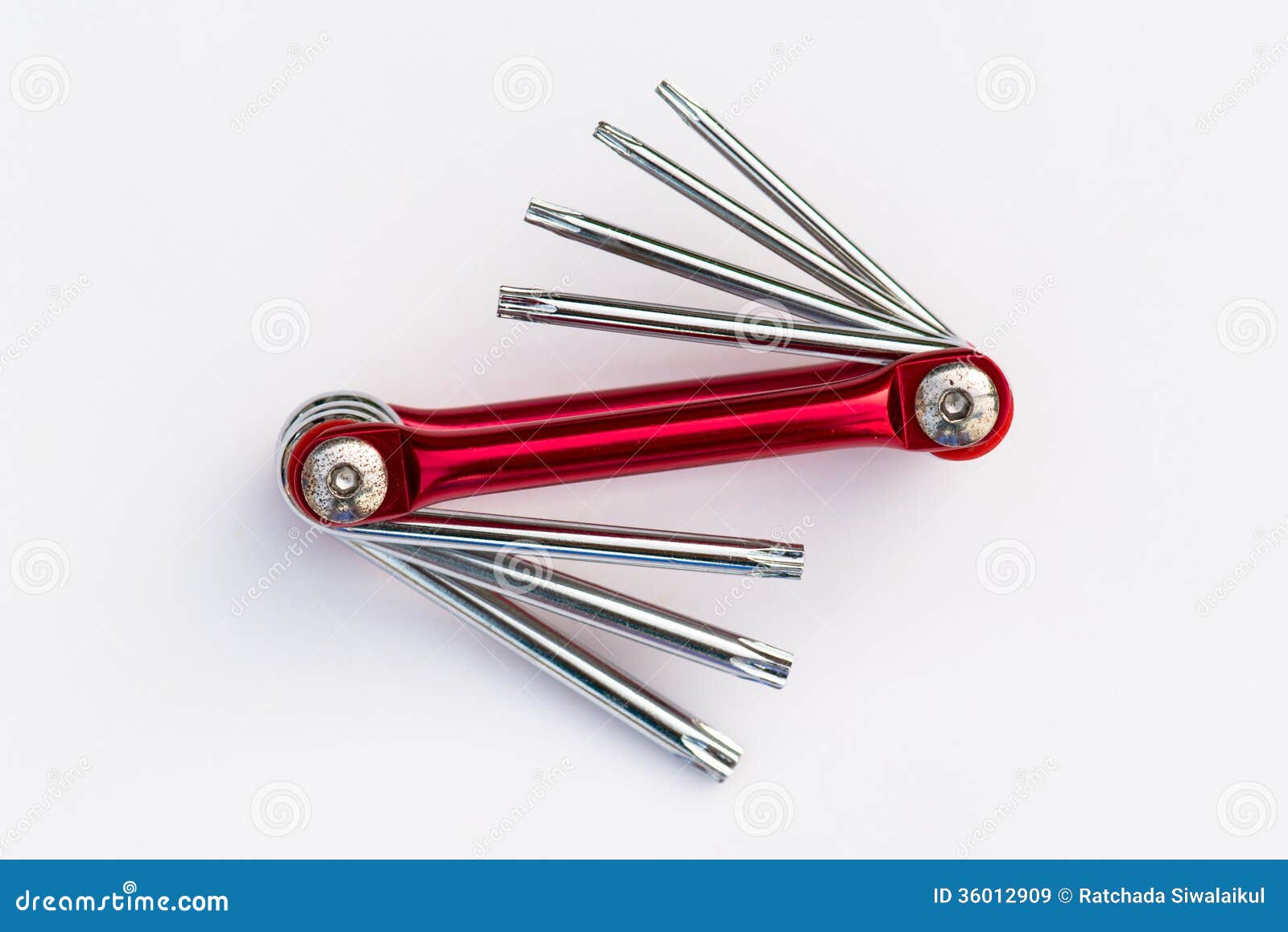 Hexagon Kit Tool or Allen Wrench Set Stock Image - Image of group ...