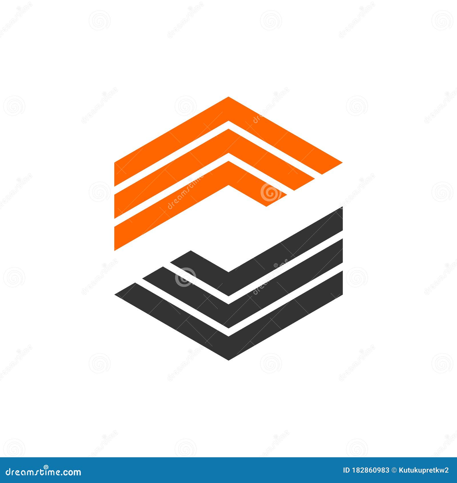 Hexagon Line Logo Template Illustration Design. Vector EPS 10 Stock ...