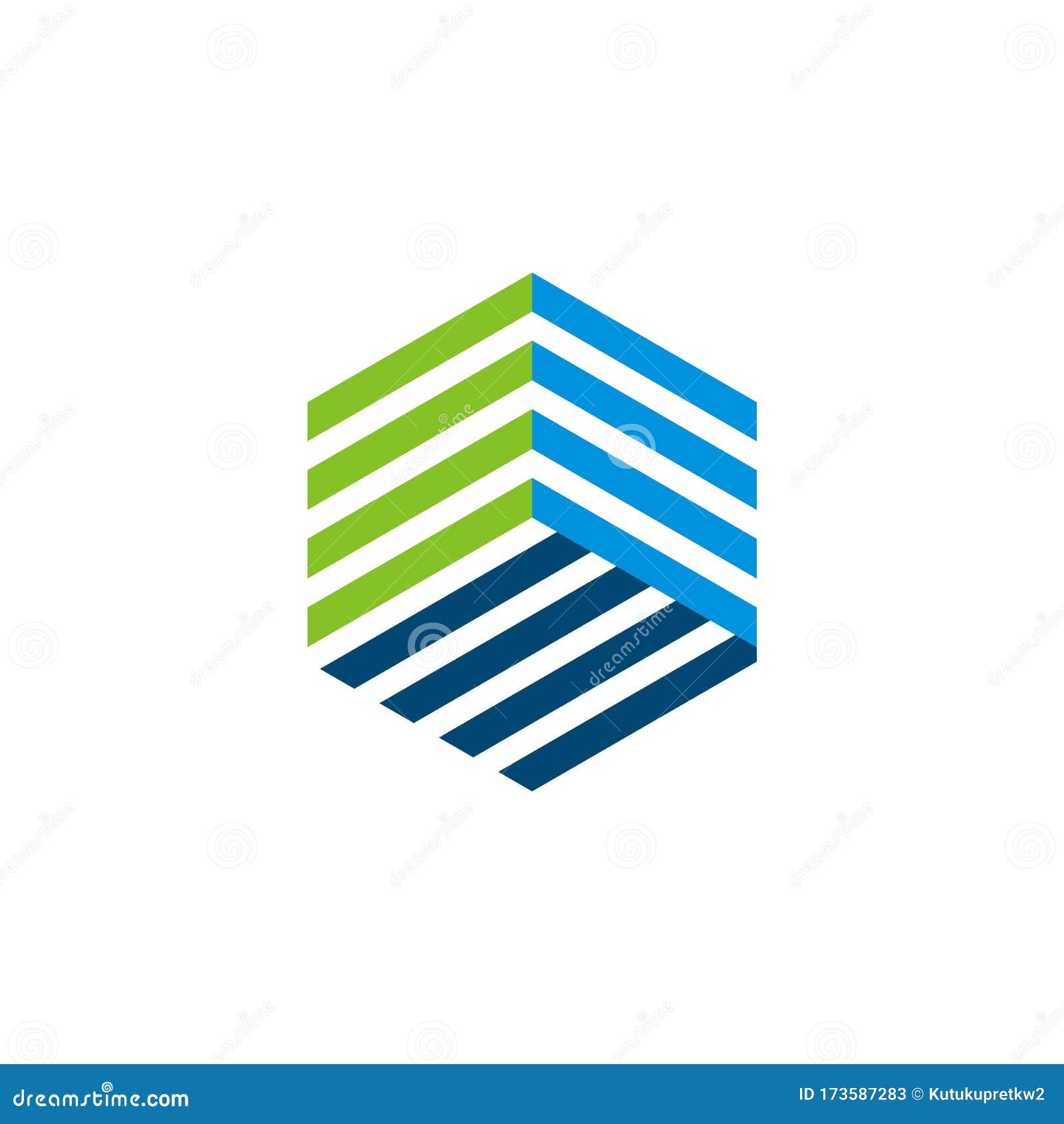 Hexagon Line Vector Logo Template Illustration Design. Vector EPS 10 ...