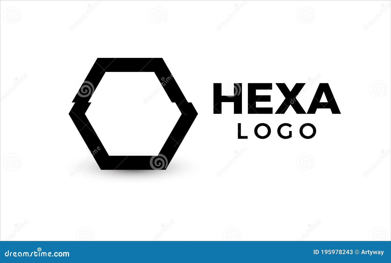 Hexagon Logo Concept, Primitive Geometric Shape, Simple Design, Vector ...