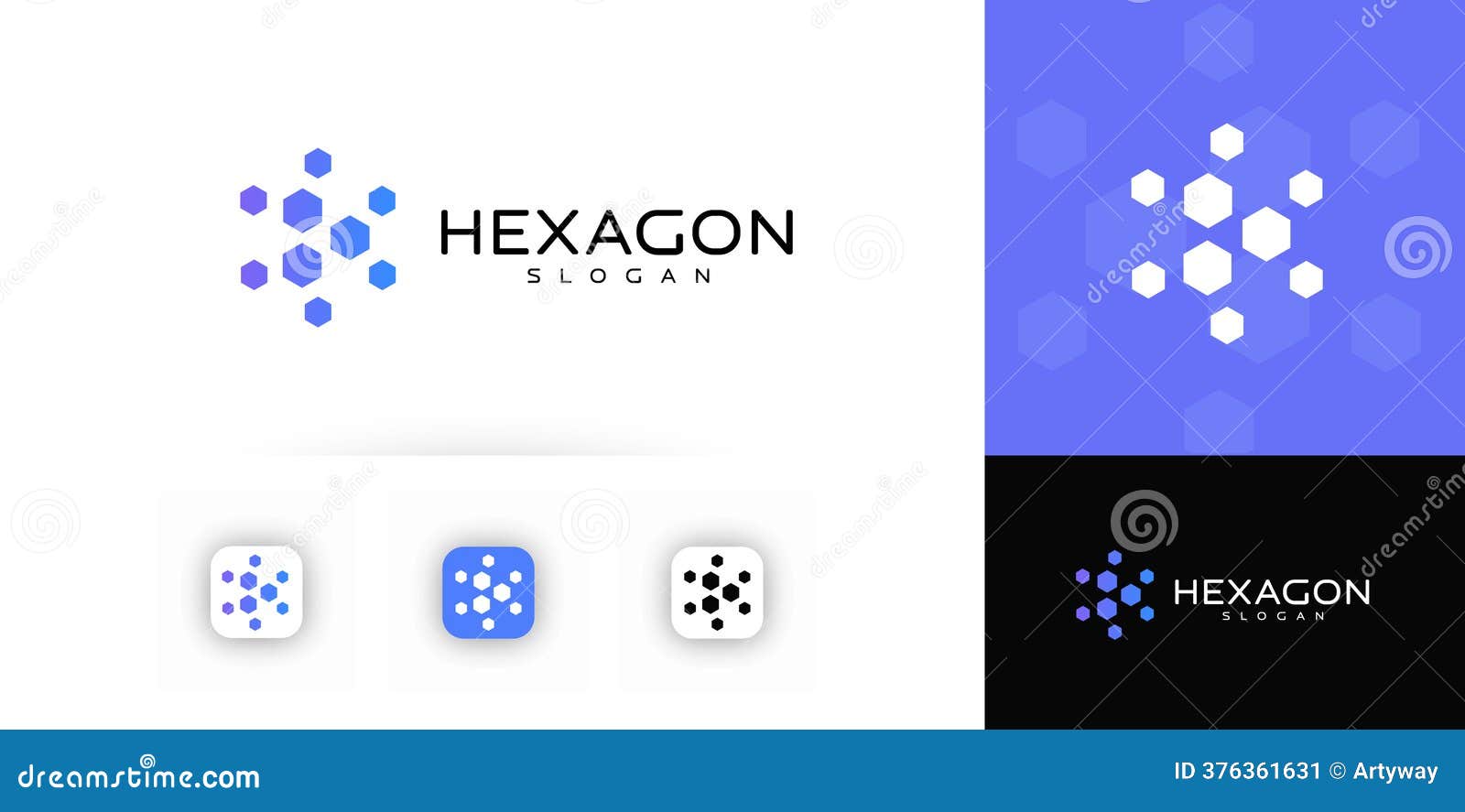Hexagon Logo With The Letters SCG Design Vector Illustration ...