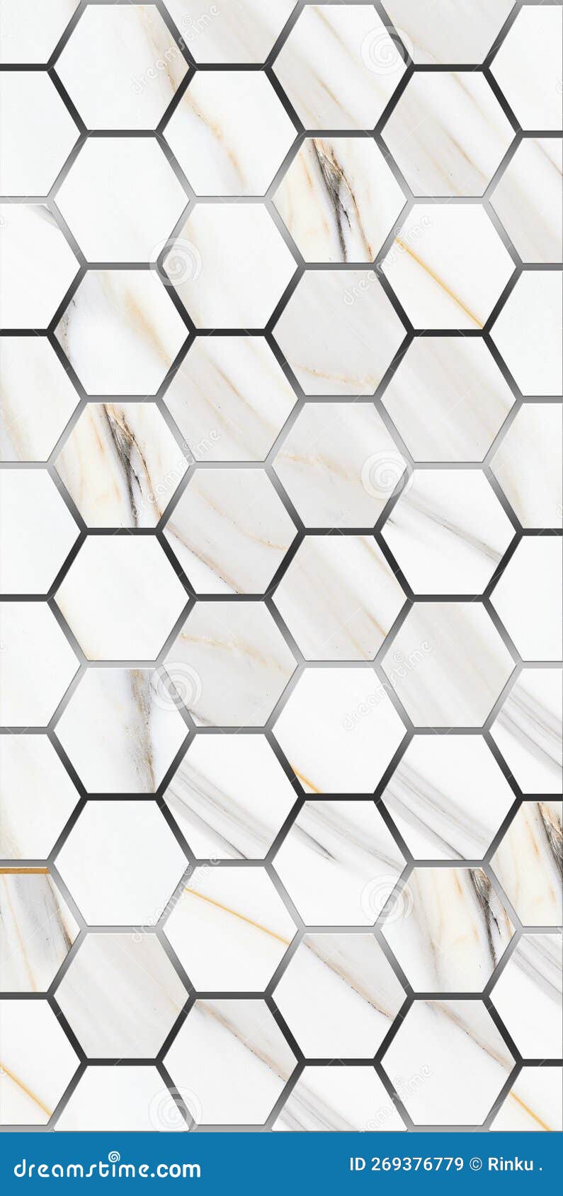 Hexagon Marble Tile. Stock Photography | CartoonDealer.com #88840064