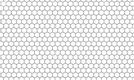 Hexagon Net Honeycomb Pattern Vector Background Stock Vector ...