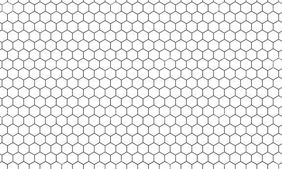 Hexagon Net Honeycomb Pattern Vector Background Stock Vector ...