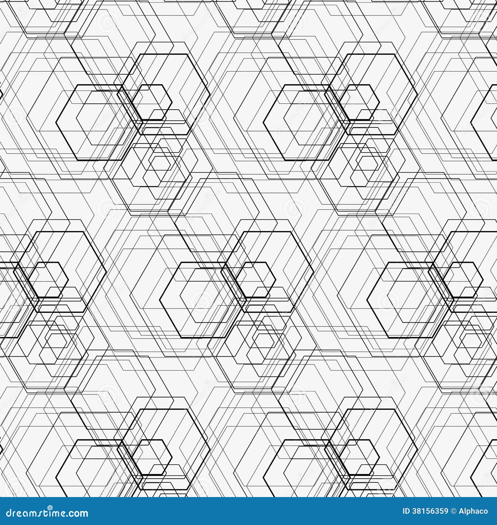 Hexagon patroon vector illustratie. Illustration of decoratief - 38156359