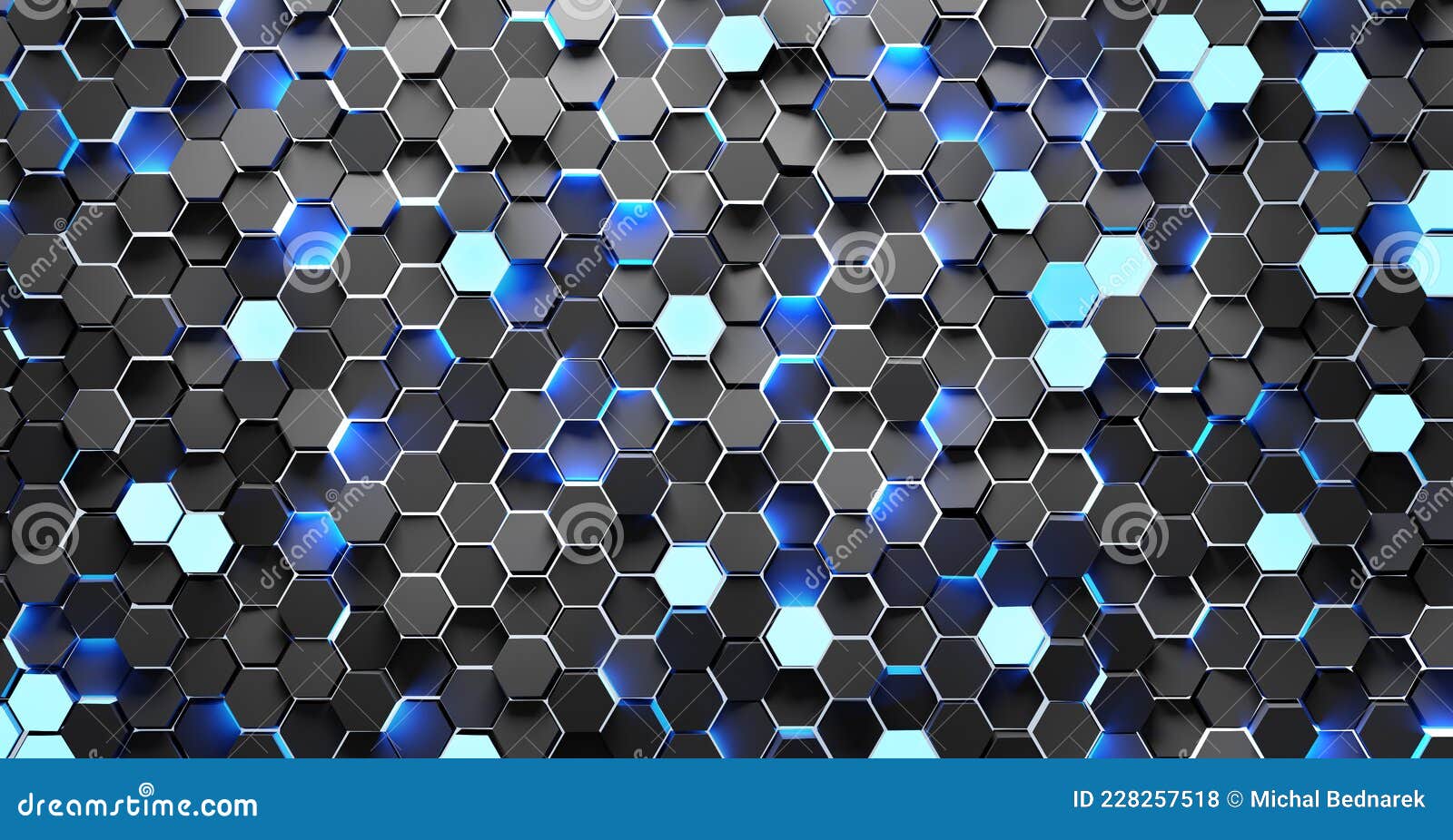 Hexagon Pattern Background. Modern Technology and Network Concept Stock ...