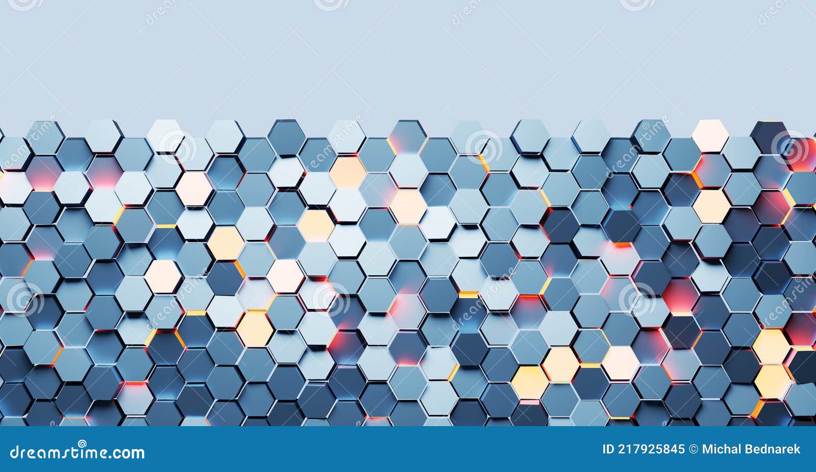 Hexagon Pattern Background. Modern Technology and Network Concept Stock ...