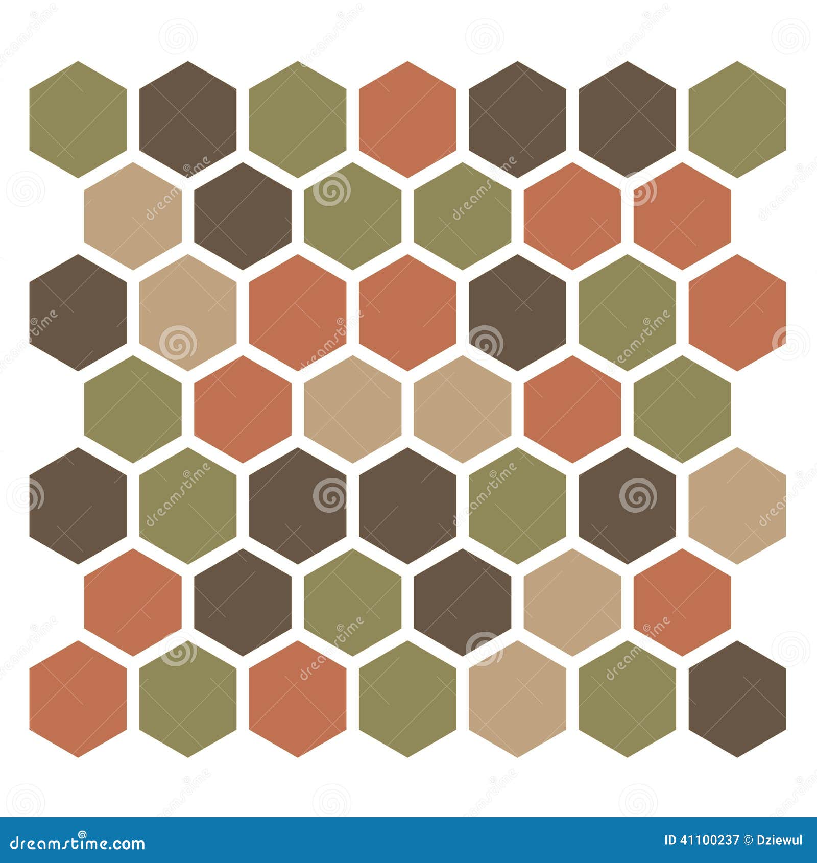 Hexagon pattern stock illustration. Illustration of frame - 41100237