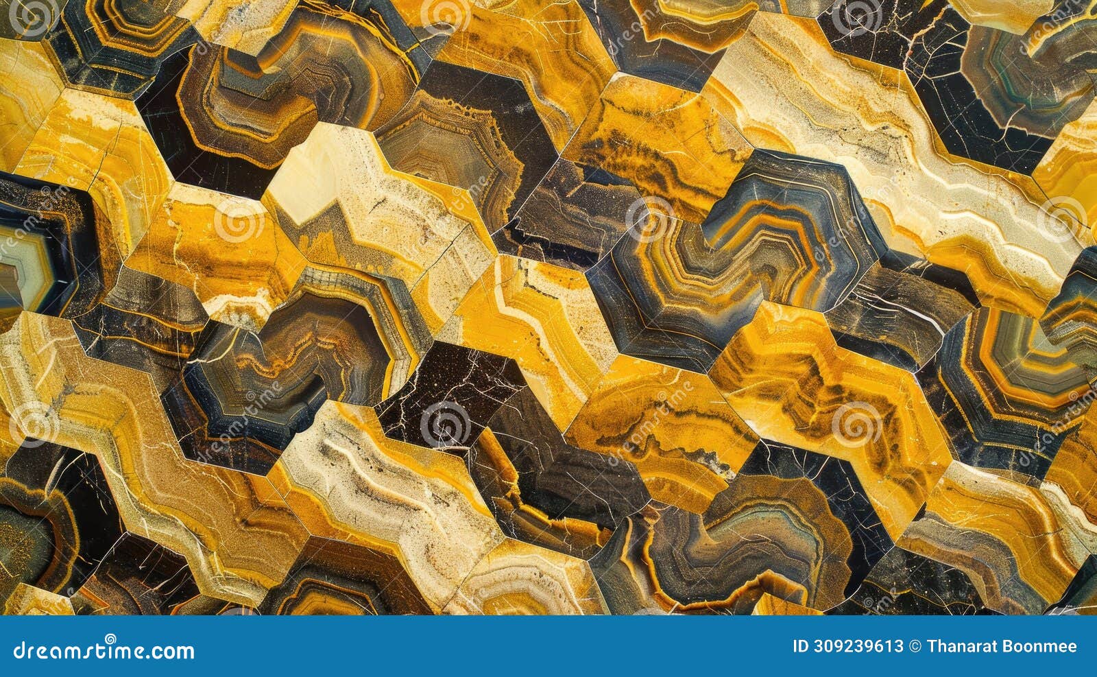 Hexagon Pattern Elegantly Arranged Side by Side, Ai Generated Stock ...