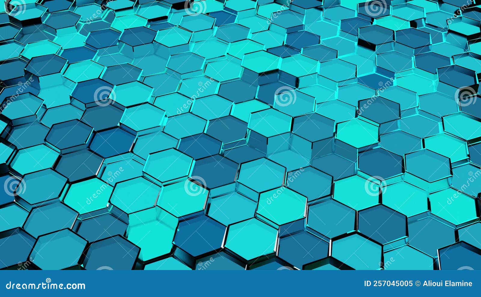 Hexagon Pattern, Futuristic Surface Concept with Hexagons. Abstract ...