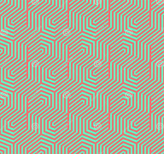 Hexagon Pattern Seamless Line Vector Stock Vector - Illustration of ...