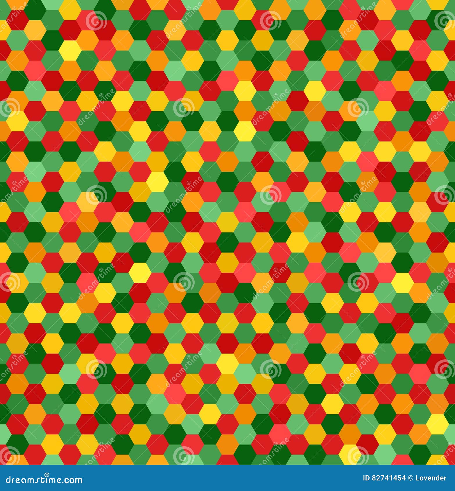 Hexagon Pattern. Seamless Vector Background Stock Vector - Illustration ...