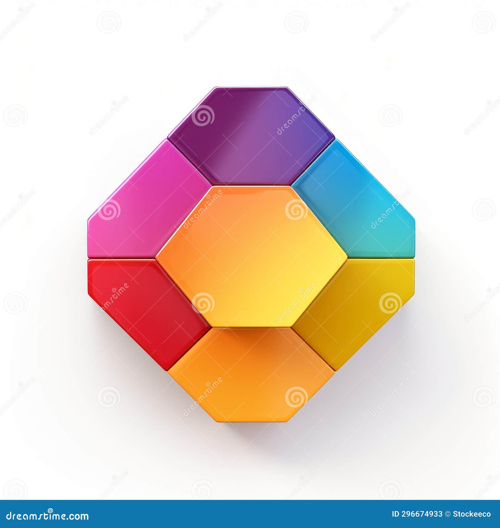 Hexagon Modular Formation: Hexuntara 008 Royalty-Free Stock Image ...
