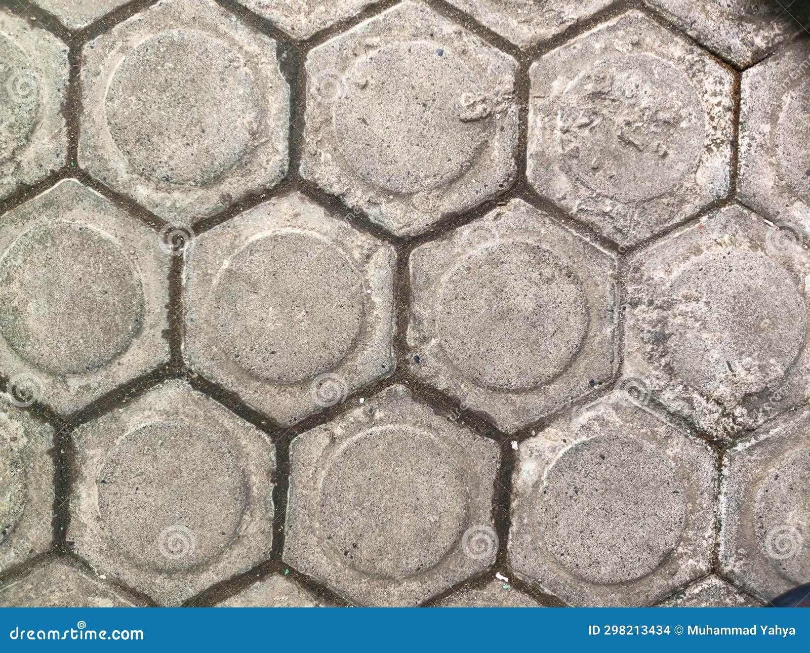 Hexagon Paving Bricks Background and Pattern Stock Photo - Image of ...