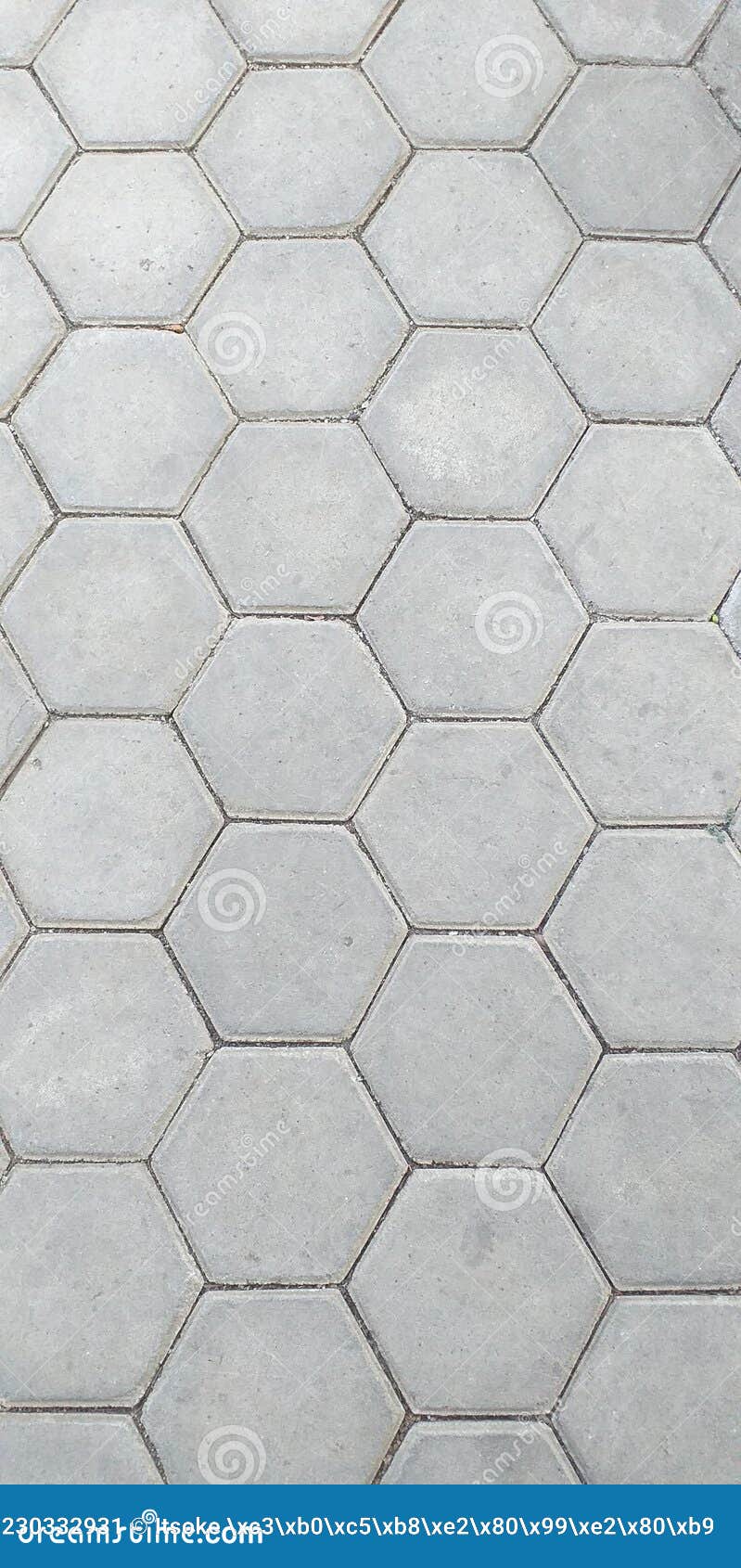 Hexagon Paving Stone Pattern Stock Image - Image of line, surface ...