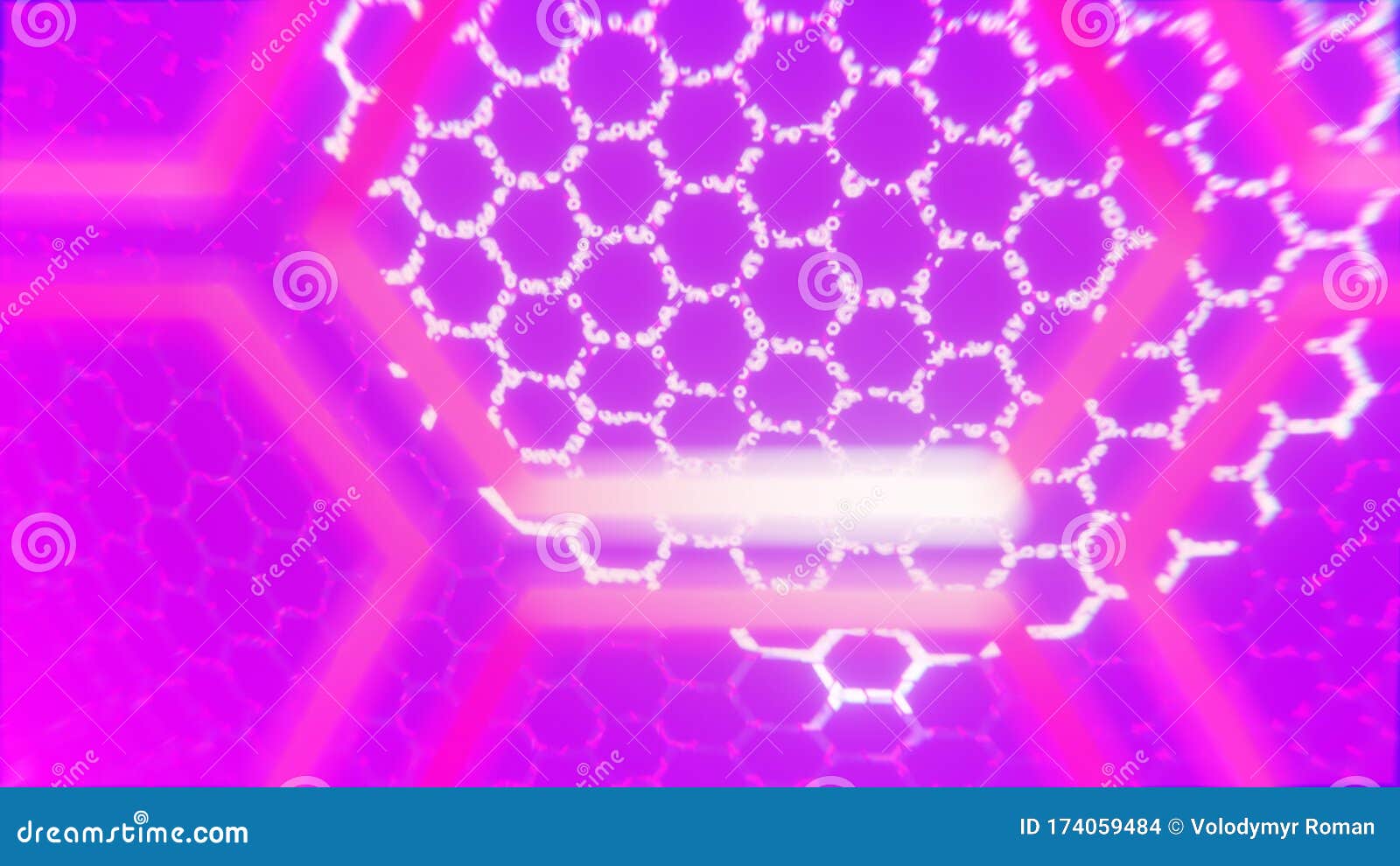 Hexagon with Planets or Element, Stars and Galaxies or Hexagon in Outer ...