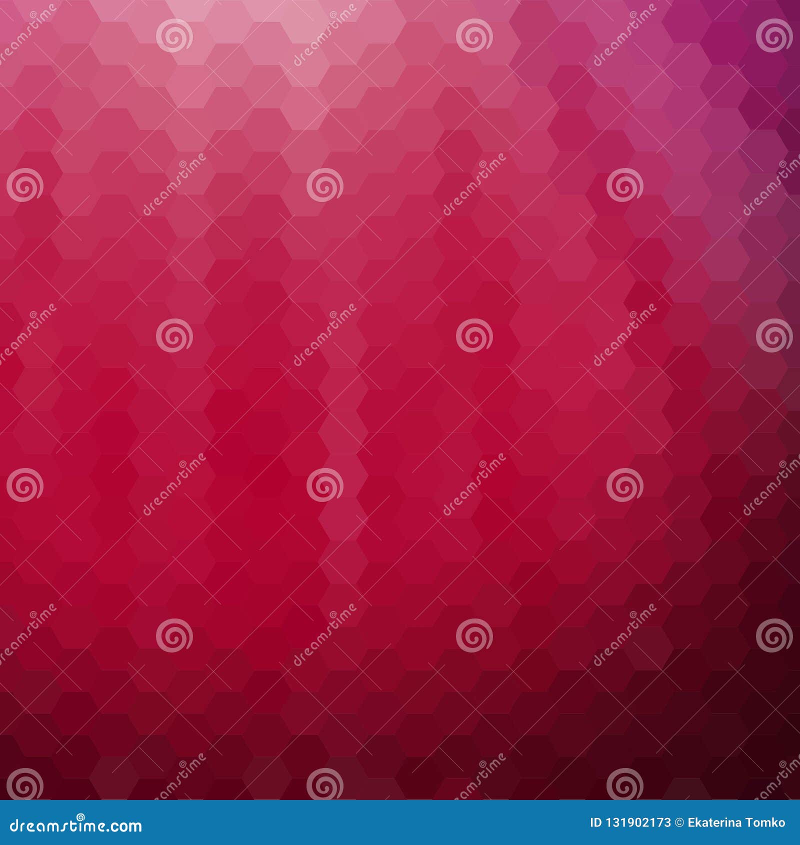 Hexagon Red Seamless Pattern. Vector Background. Eps 10 Stock Vector ...