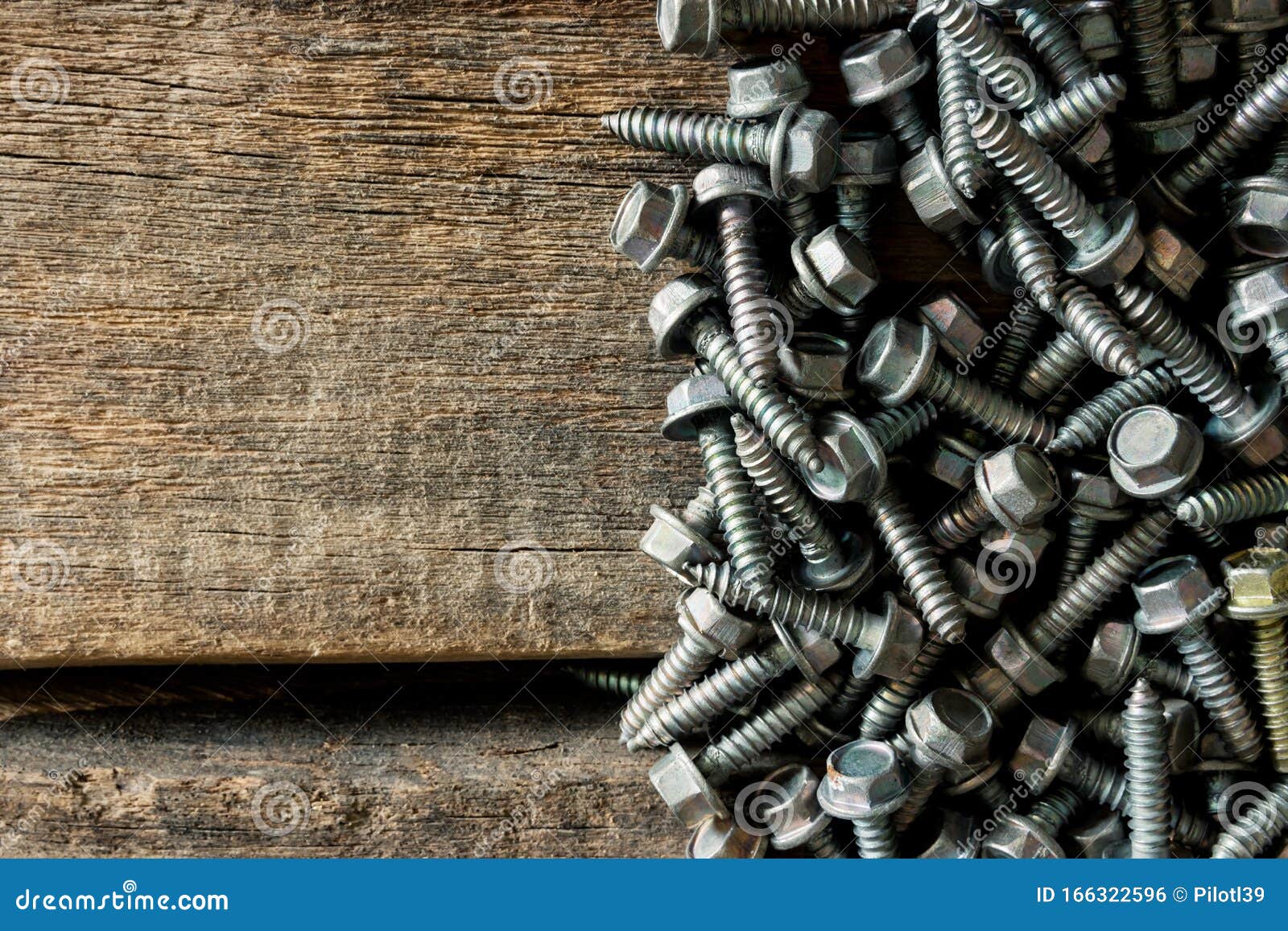 Fasteners stock photo. Image of fastener, heap, industry - 166322596