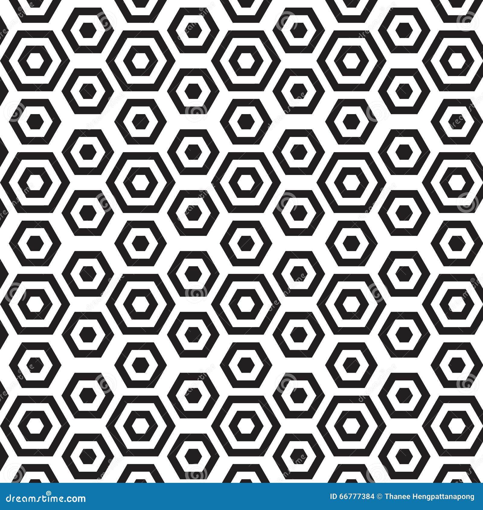 Hexagon seamless pattern stock illustration. Illustration of ...