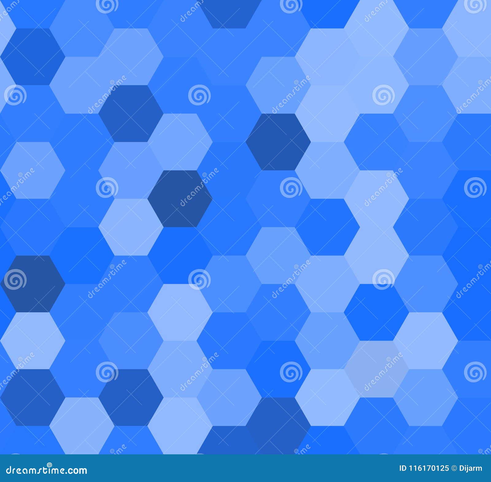 Hexagon seamless pattern stock illustration. Illustration of bright ...