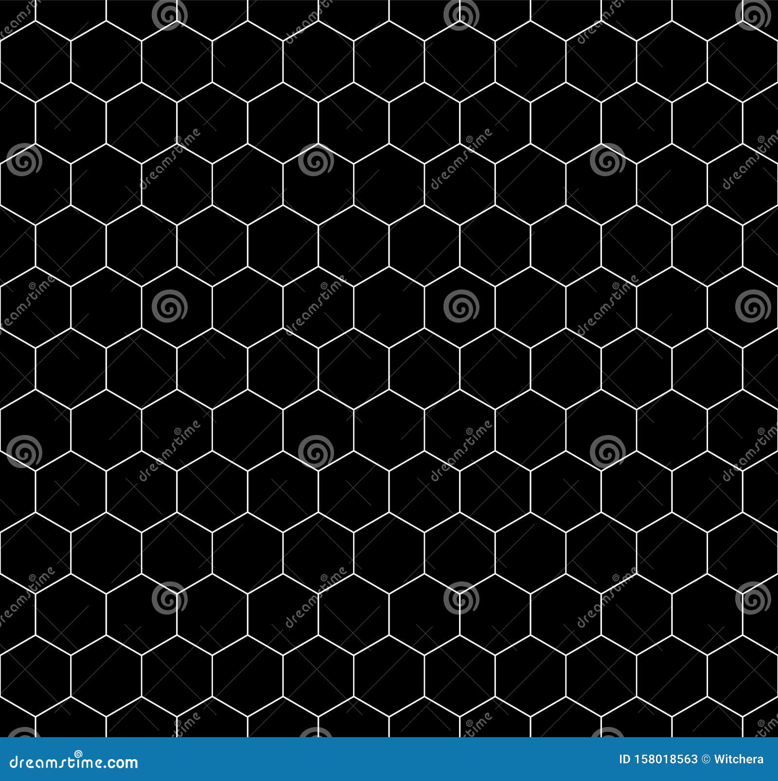 Hexagon Seamless Vector Pattern Stock Vector - Illustration of ...