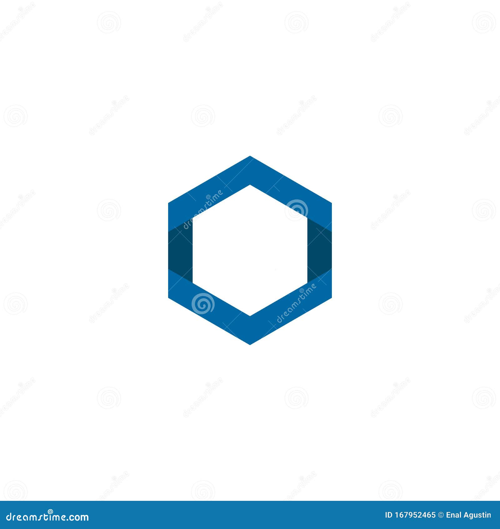 Hexagon Shape Icon Logo Design Vector Template Stock Vector ...